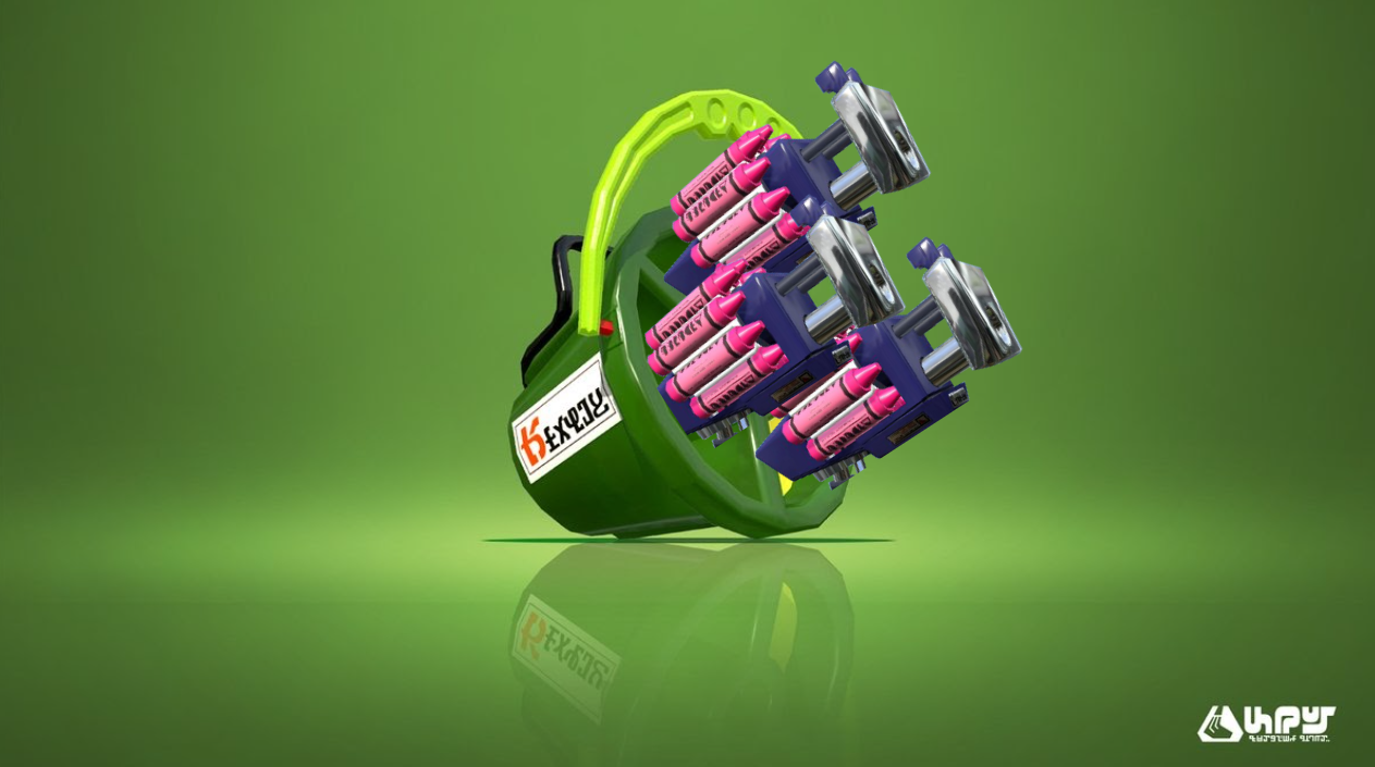 Cursed splatoon weapon concepts part 10 probably: The Closhler Trio. Feel free to ask questions ...