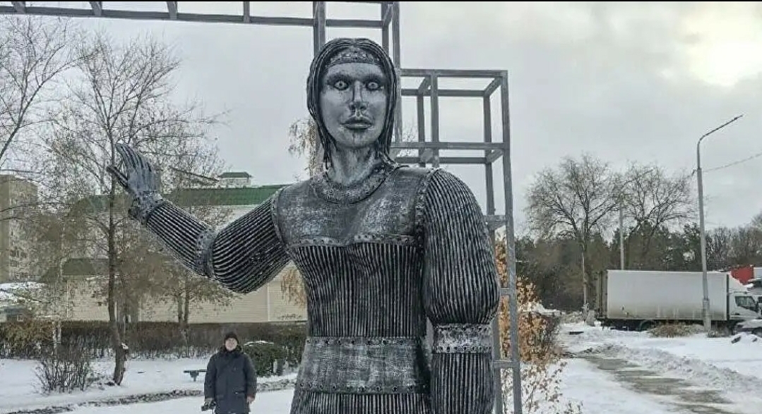 Cursed statue of russian tale heroine | Scrolller
