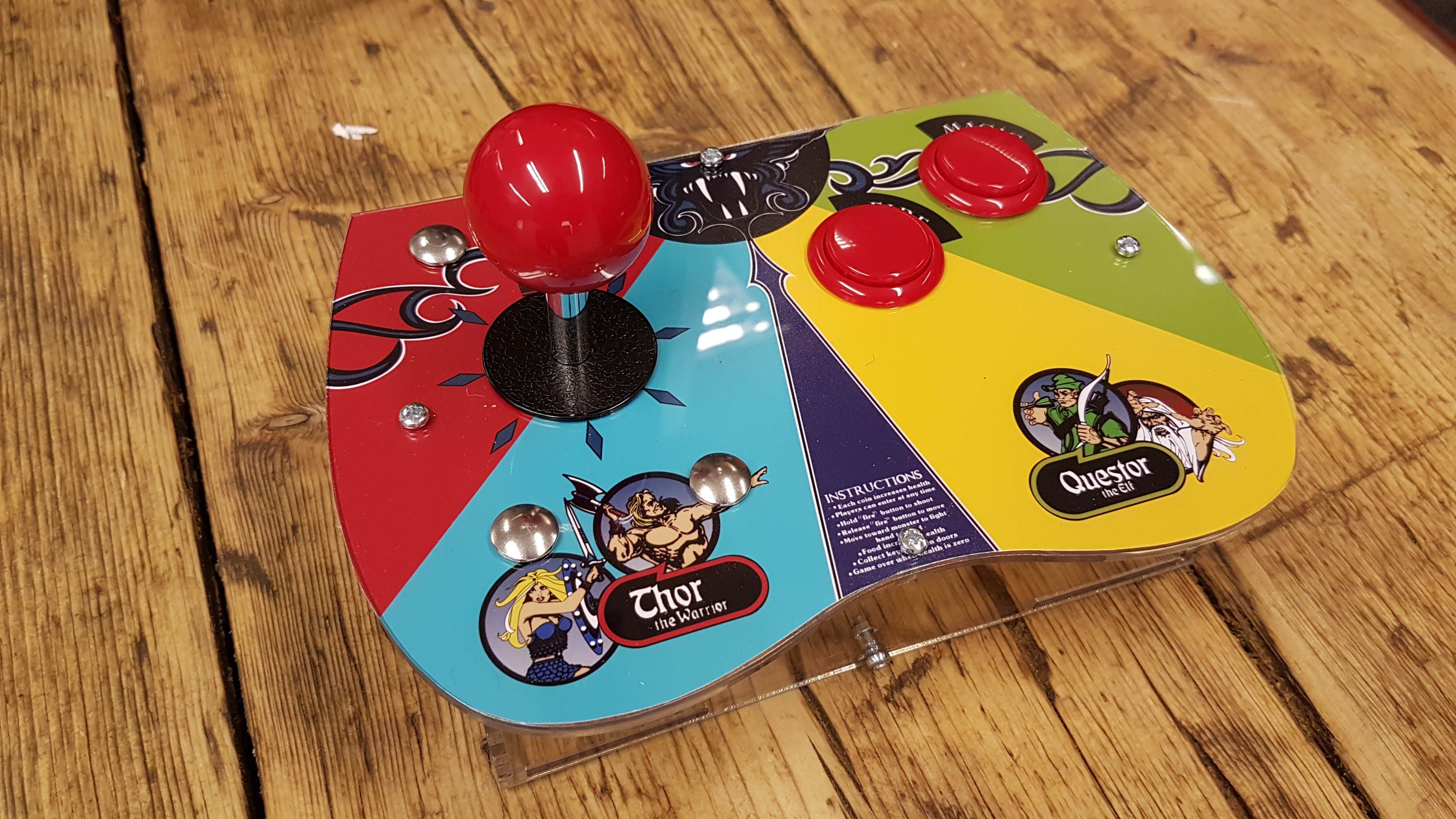 Custom Gauntlet CP I made for my Monster Joystick Mini | Scrolller