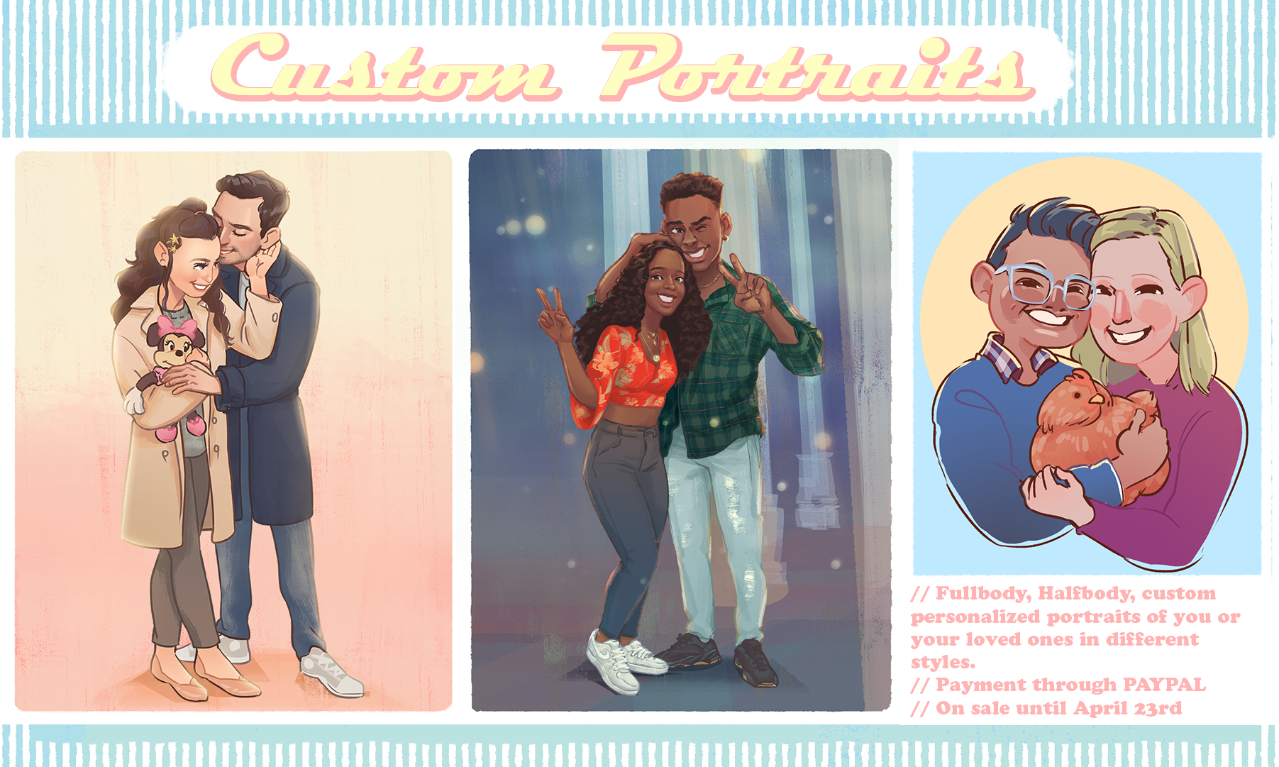 Custom personalized portraits ! | Scrolller