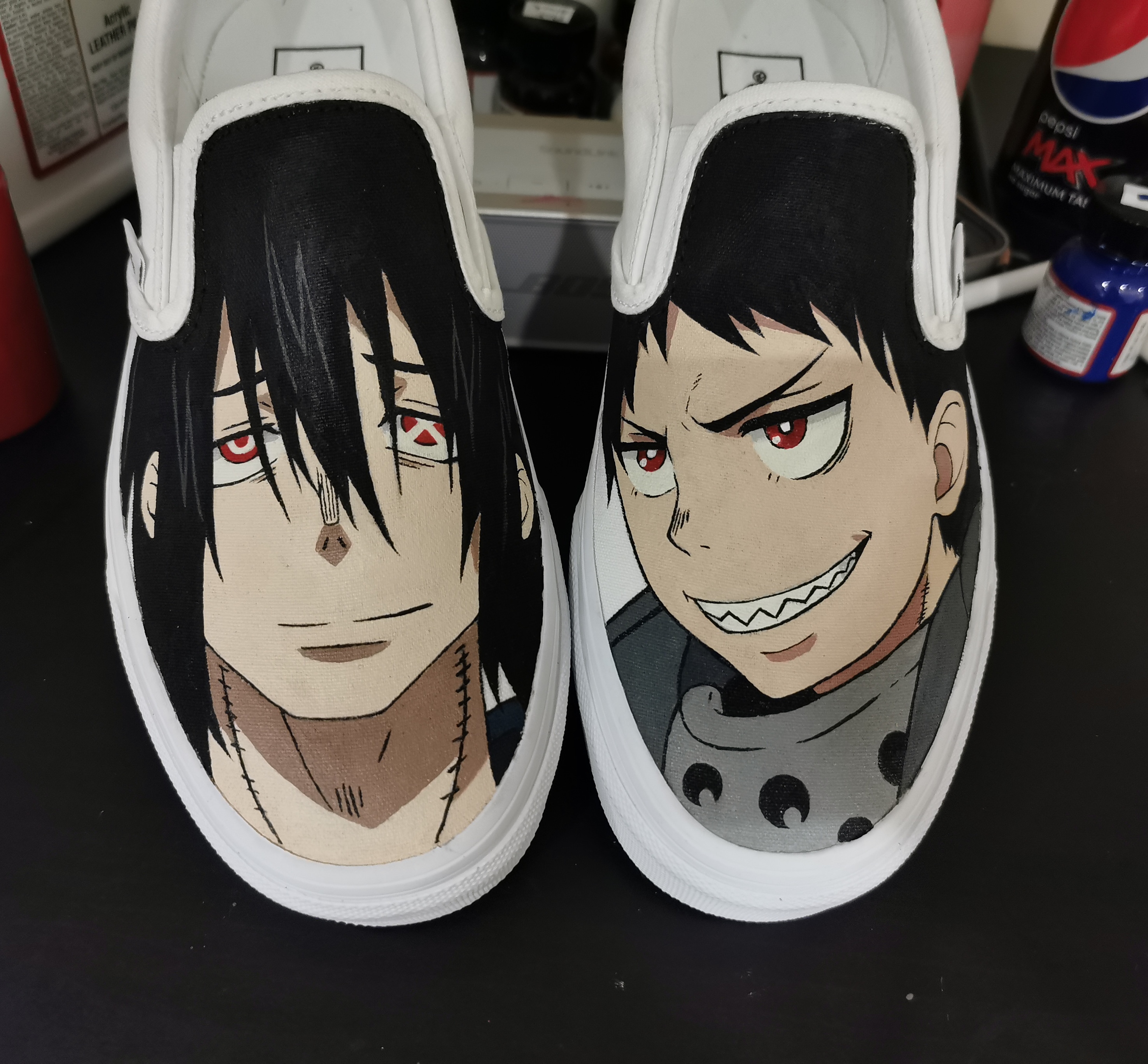 Custom Shinra and Benimaru vans by me 😊 | Scrolller