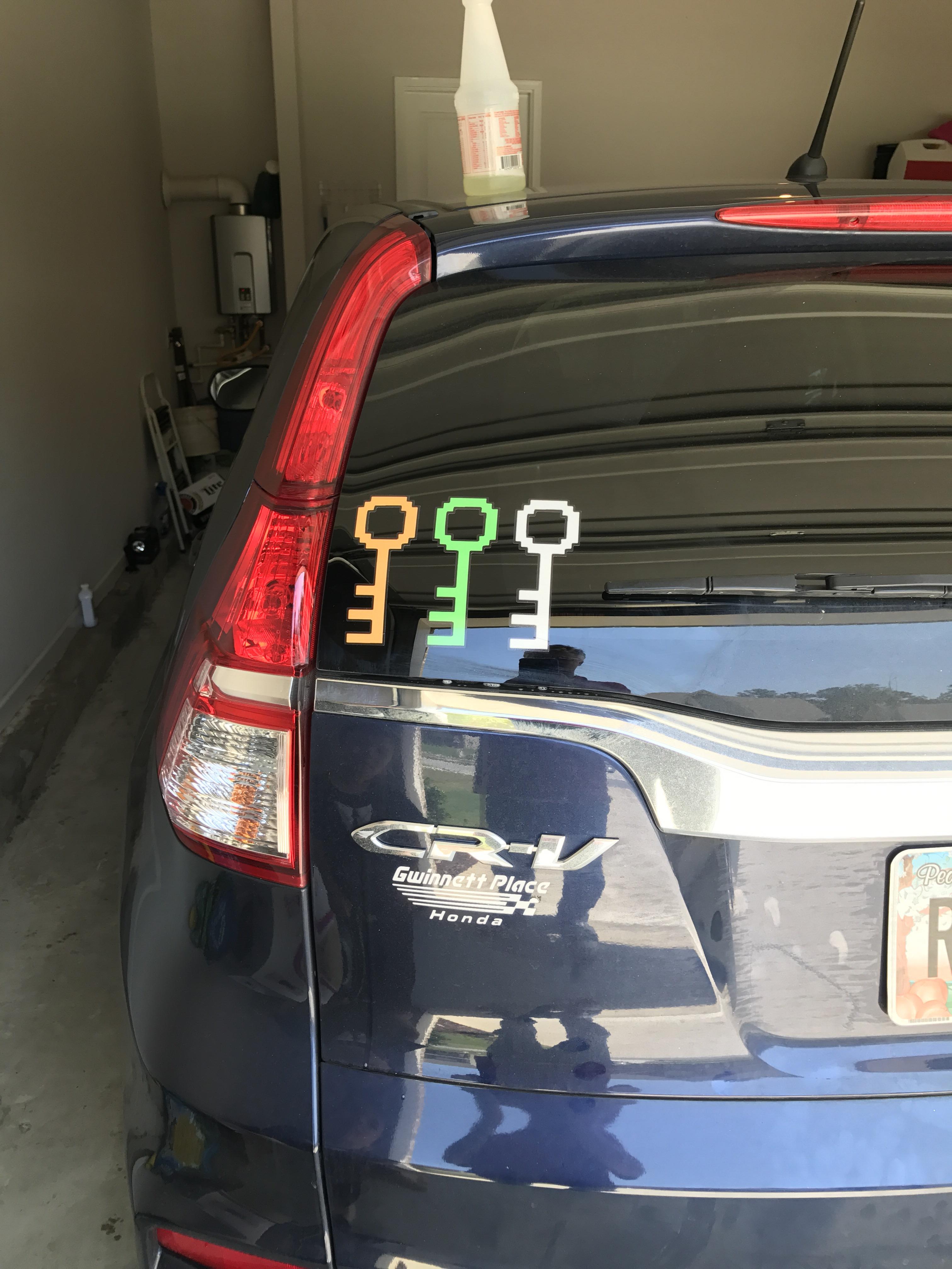 Custom window sticker I made for myself. | Scrolller