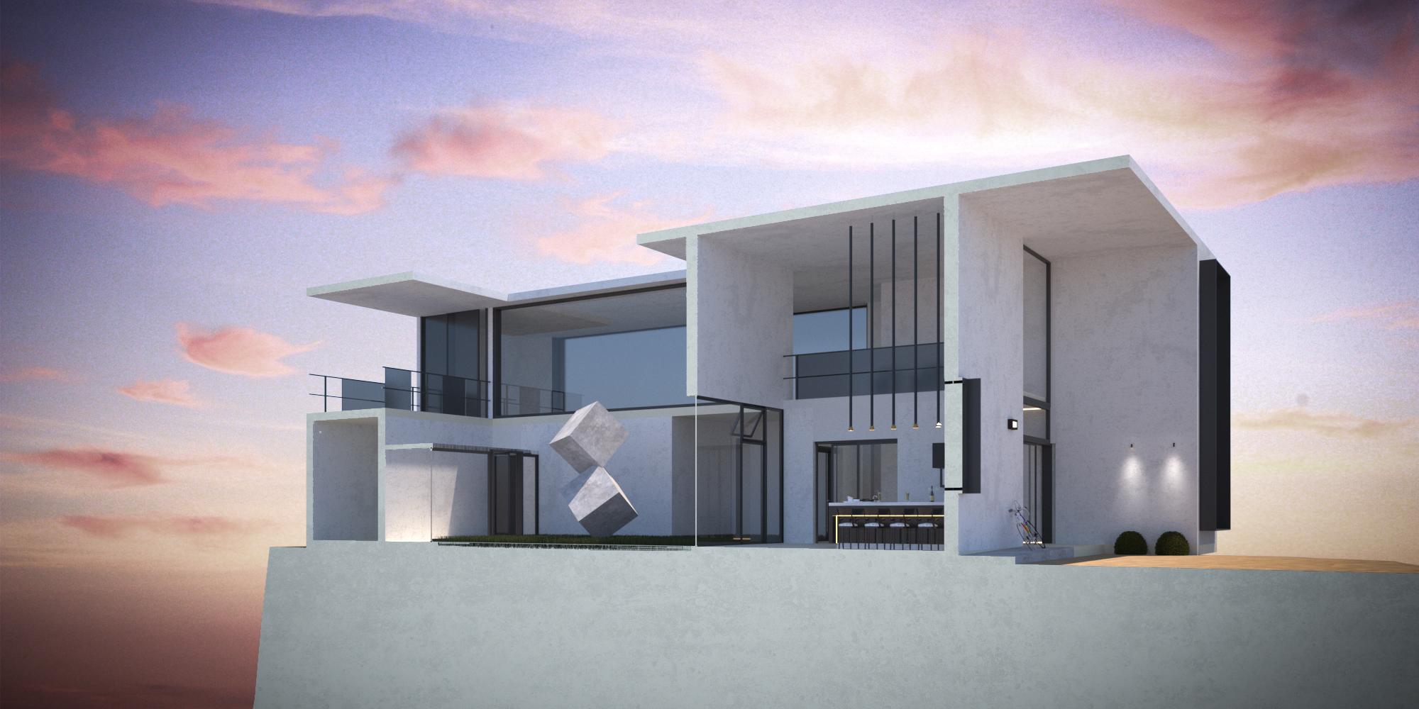 Cut section of my villa design | Scrolller