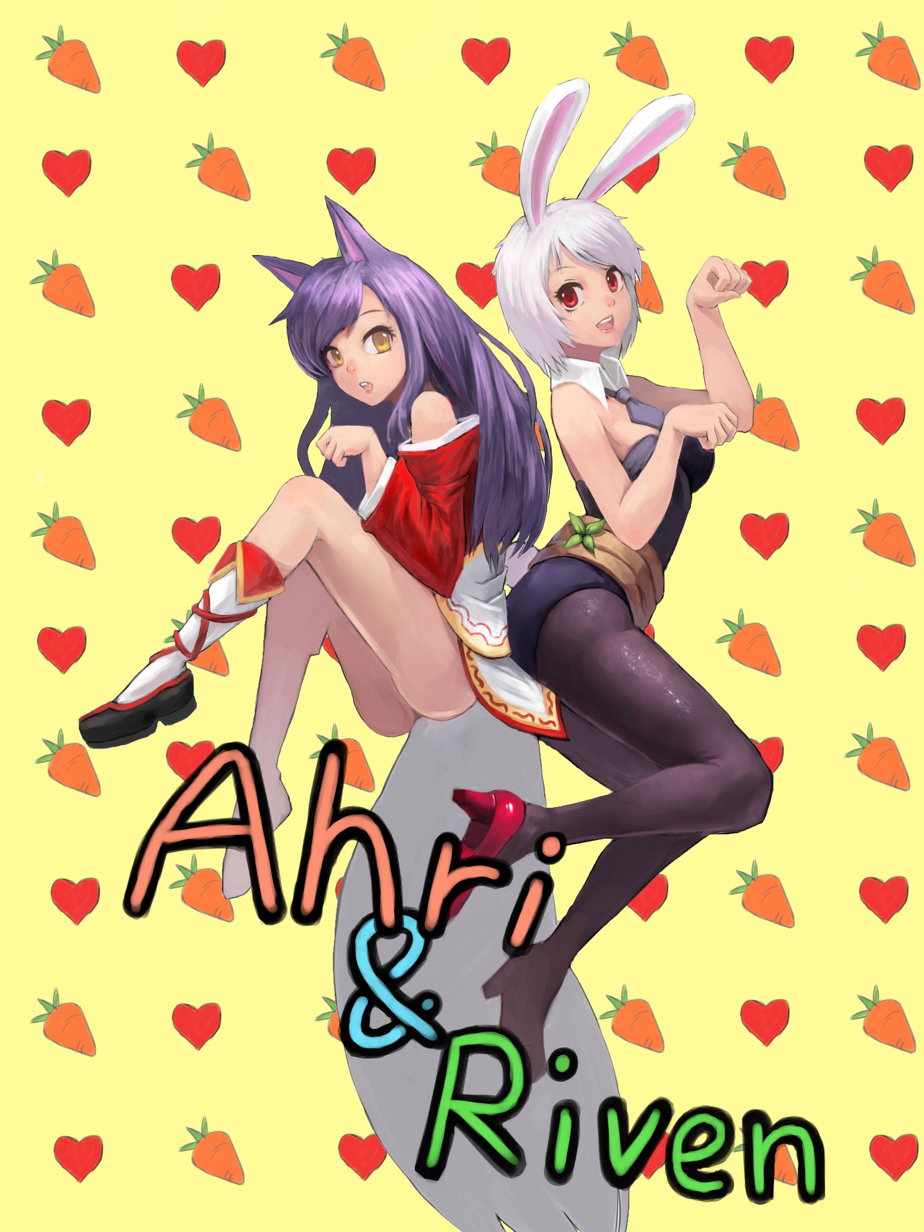 Cute Ahri and Riven | Scrolller