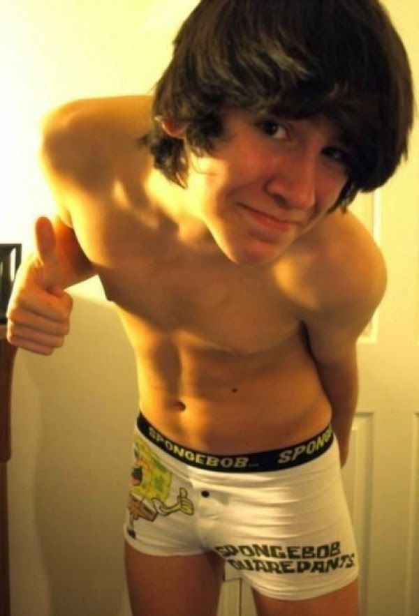 Cute emo boy in boxers | Scrolller