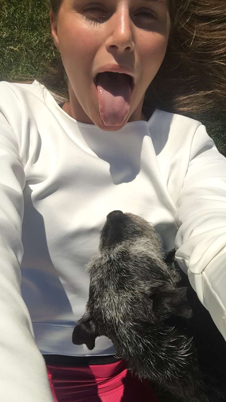 Cute girl and her dog | Scrolller