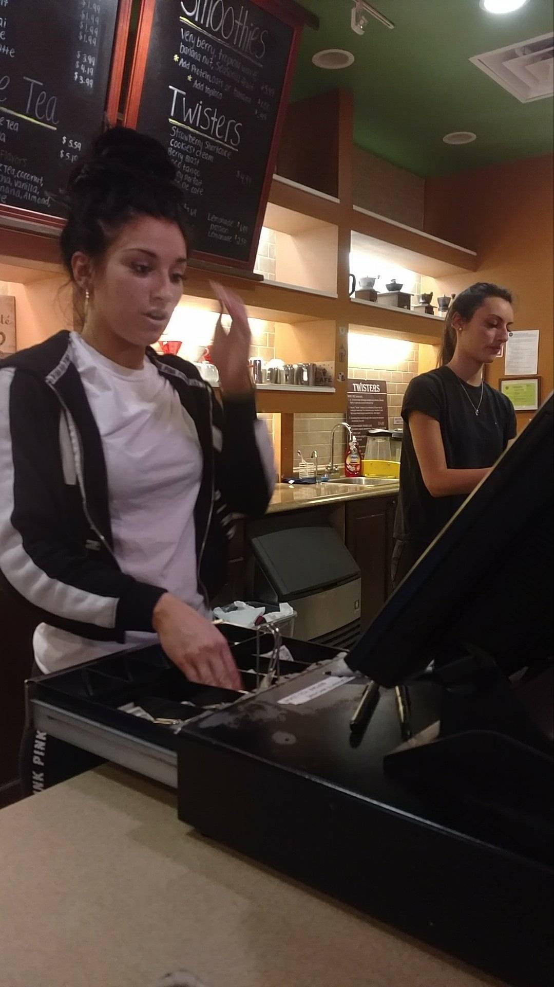 Cuties at the mall coffee shop (album in comments) | Scrolller