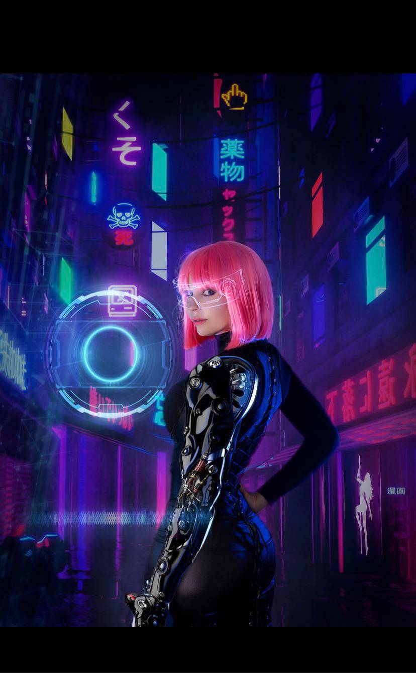 Cyber punk cosplay! Photography by myself, u/1slandninja | Scrolller