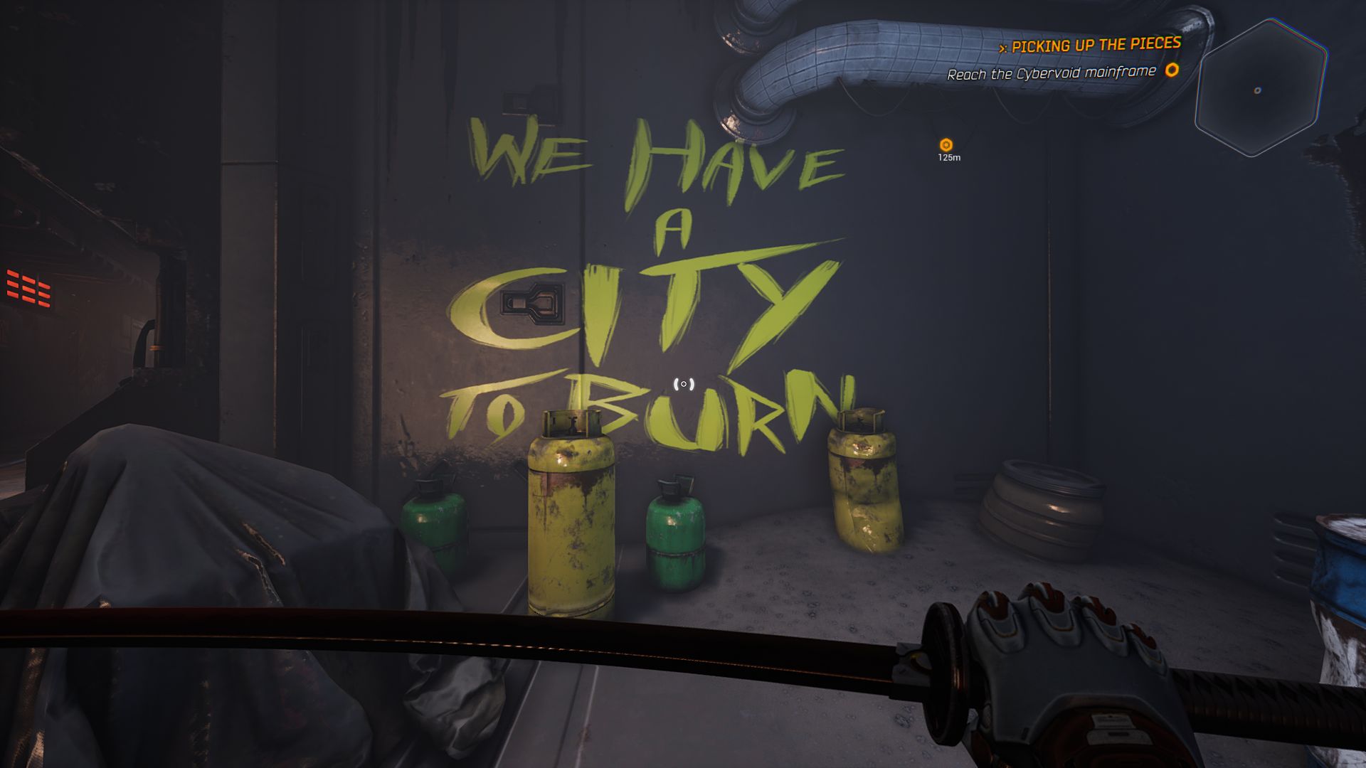 Cyberpunk 2077 Easter Egg in Ghostrunner | Scrolller