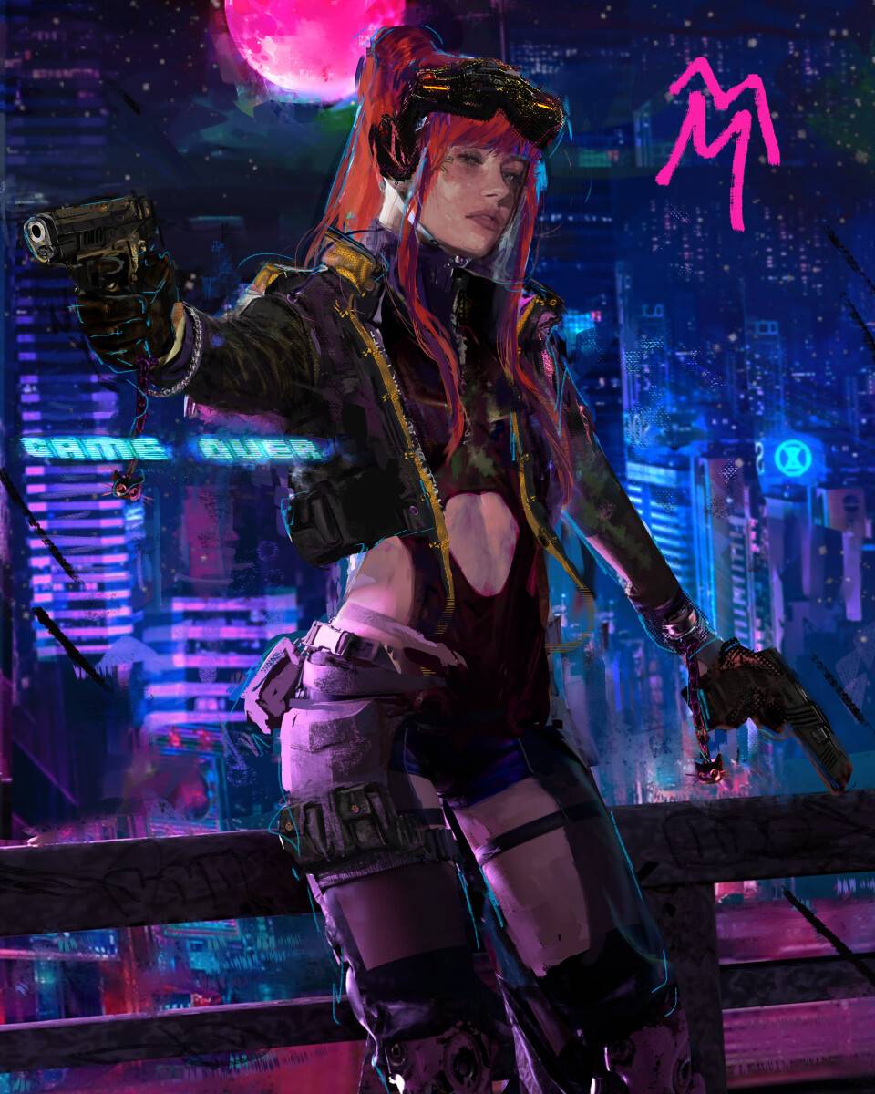 Cyberpunk collab by Layla Vladi | Scrolller