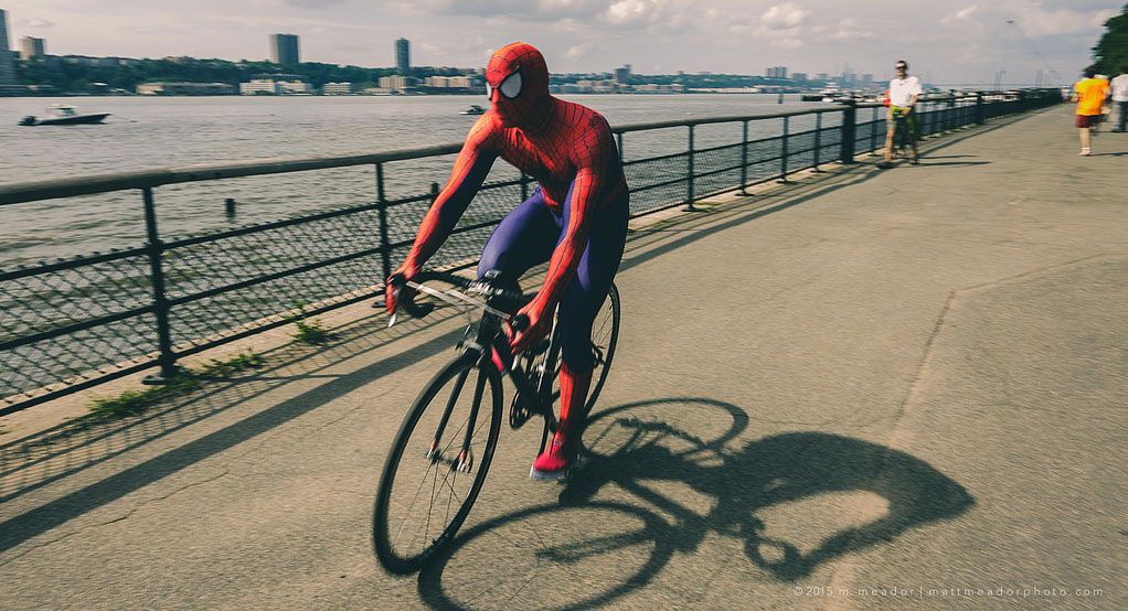 Cycling Spidey Scrolller