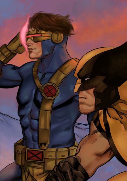 Cyclops and Wolverine by Crow-sizna | Scrolller
