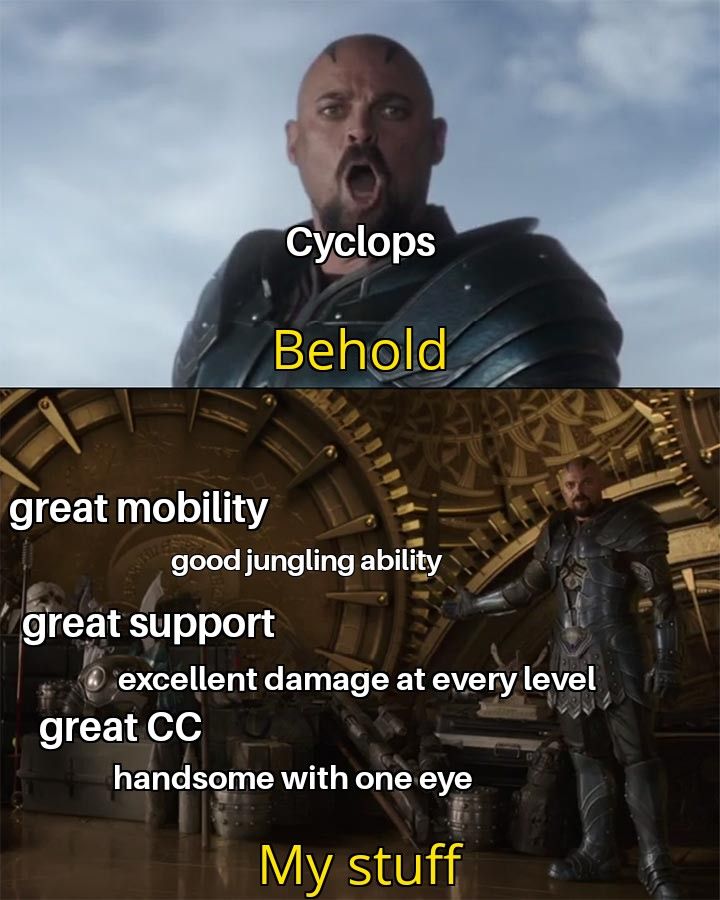 Cyclops ladies and gentlemen 😁 | Scrolller