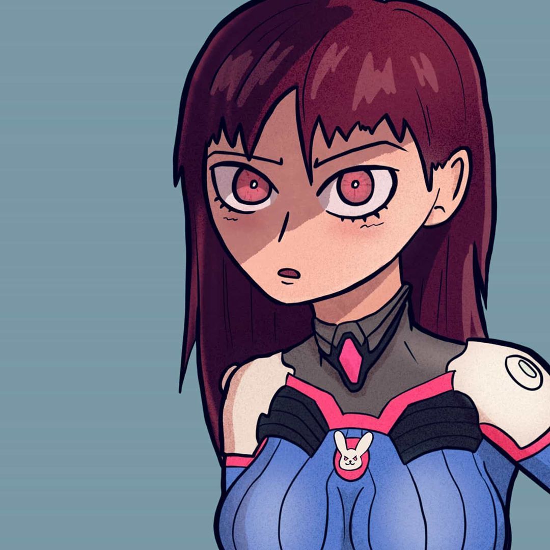 D.va! First time using Procreate, think it went alright ( @geg.draws ) | Scrolller