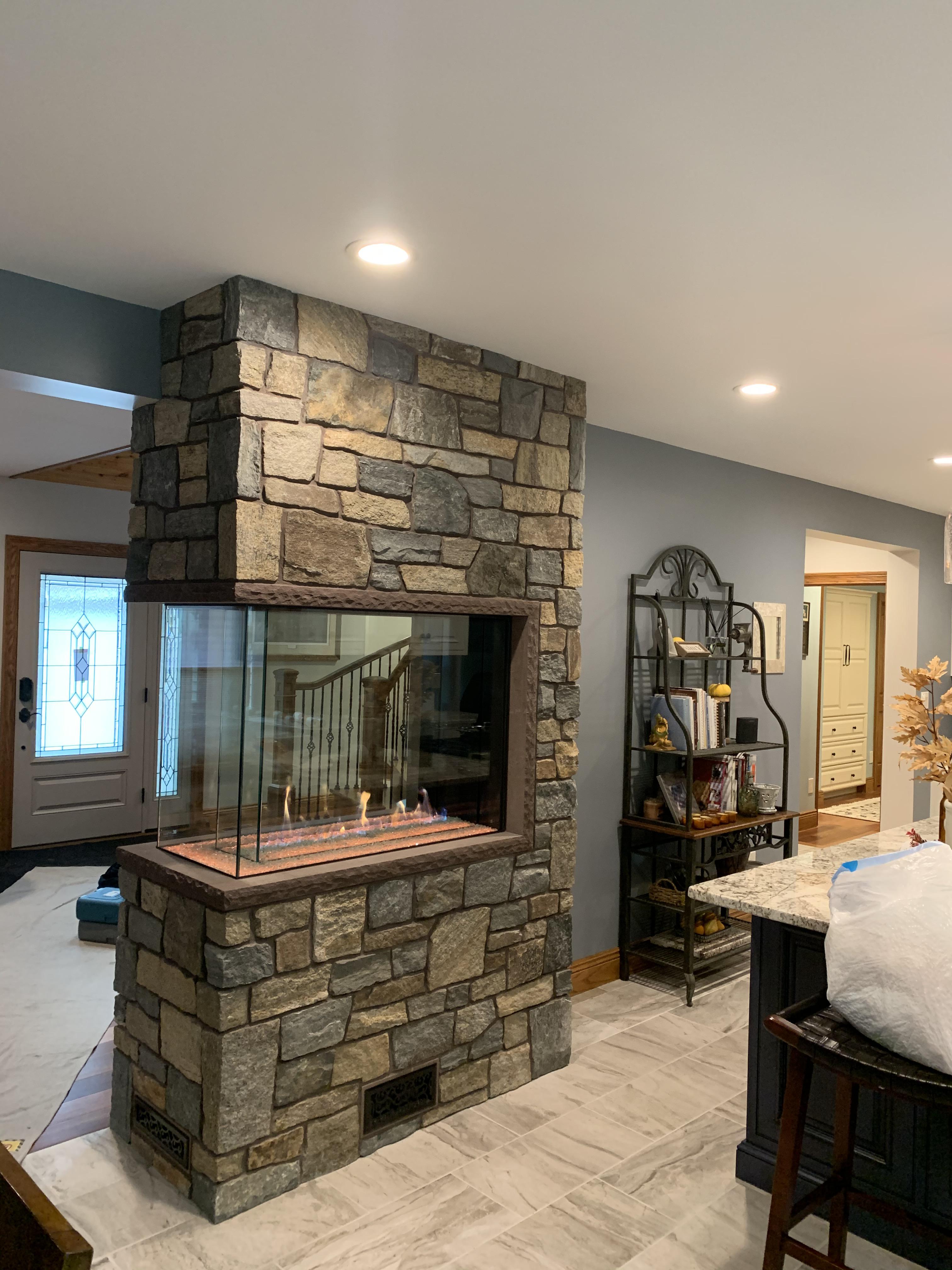 Da Vinci custom fireplace | Scrolller