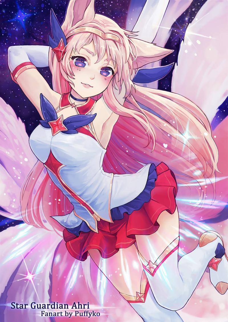 Daily Ahri Fanart #375 - Star Guardian | Scrolller