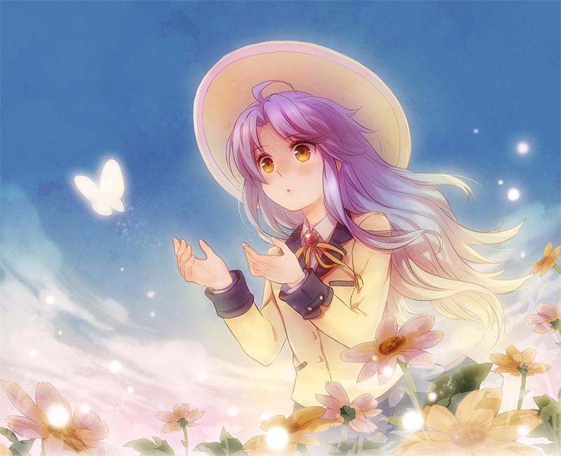 Daily Kanade #2 - Kanade and a butterfly | Scrolller