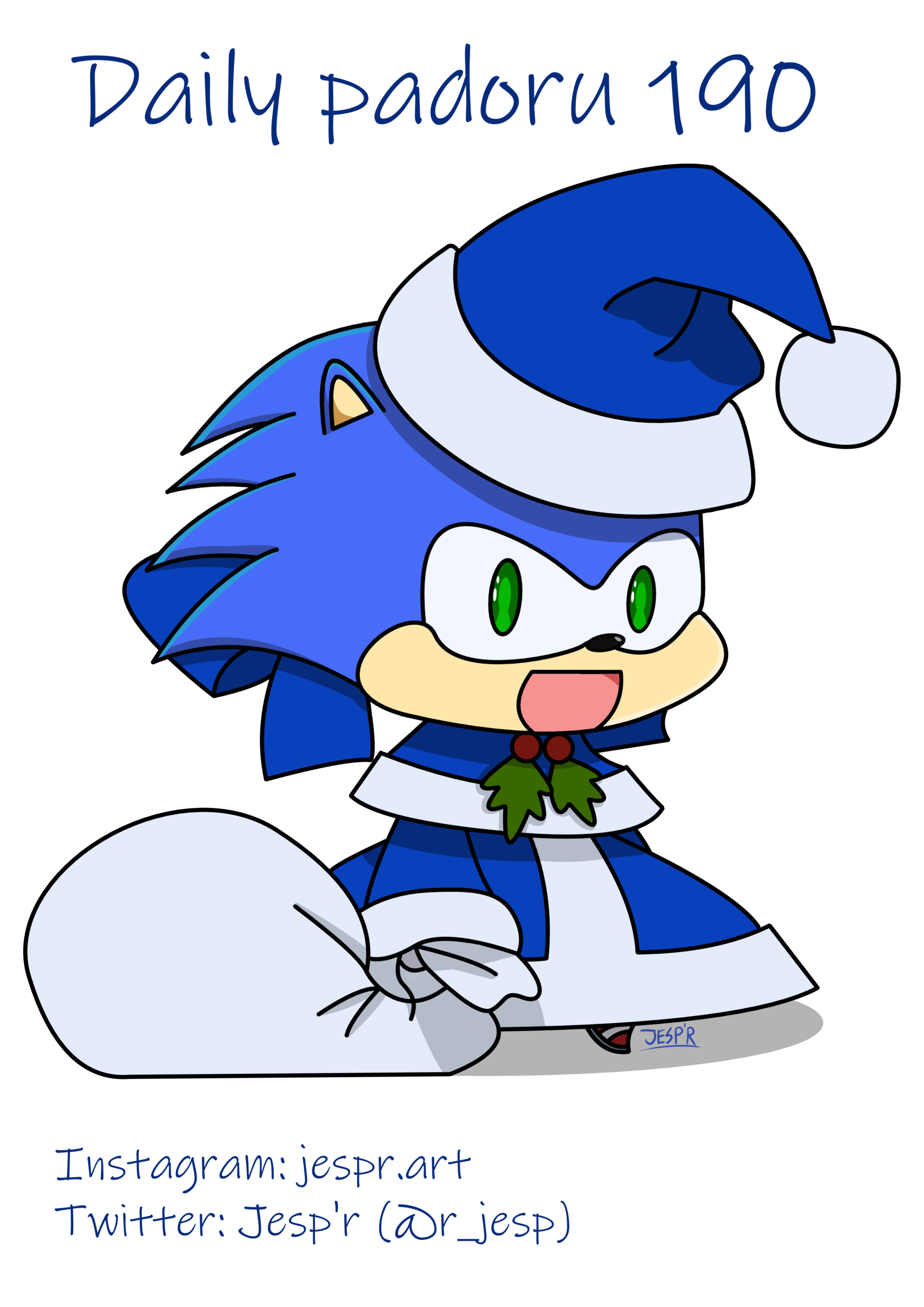 Daily padoru 190 - Sanic (Sonic The Hedgehog) Request Event 42/47 | Scrolller