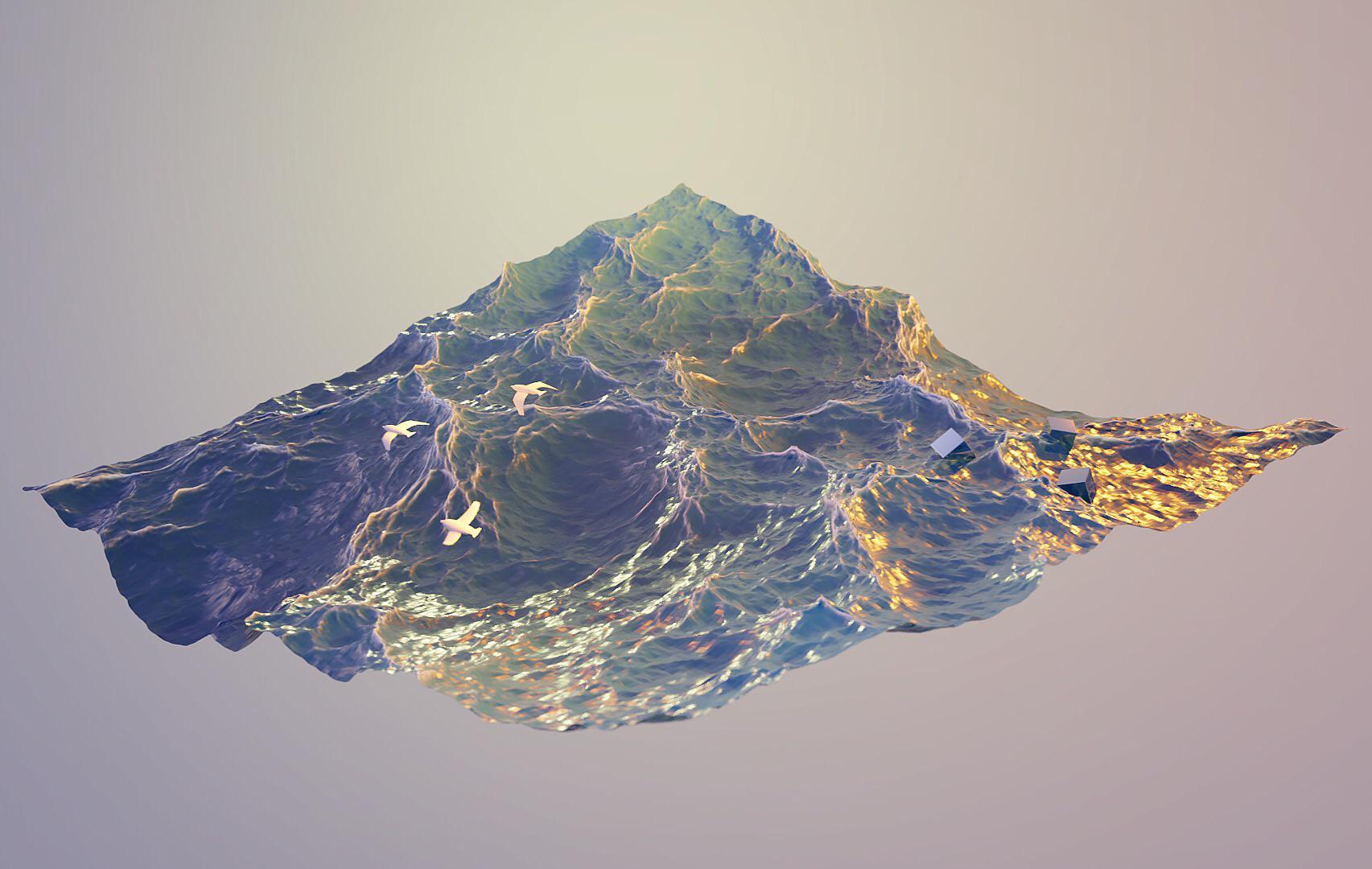 Daily render: Ocean Scene. What do you guys think? | Scrolller