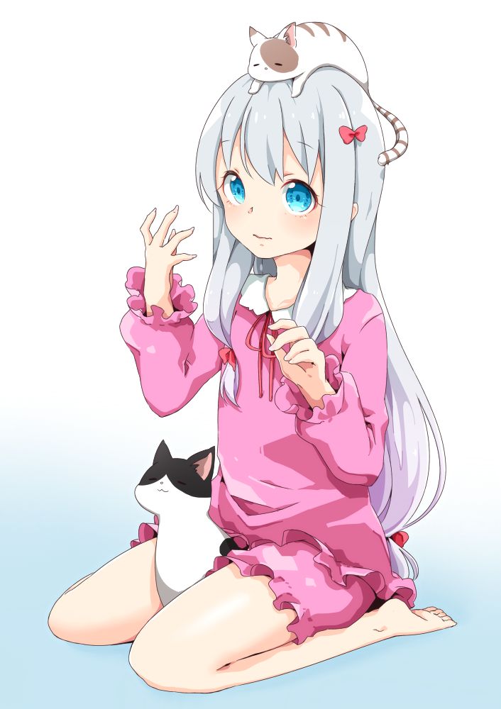 [Daily Sagiri #94] With some cats | Scrolller