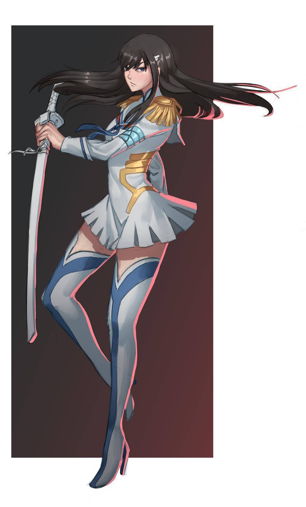 Daily Satsukiposting #521! Cool and beautiful Satsuki! Art by doghateburger on Deviant Art ...