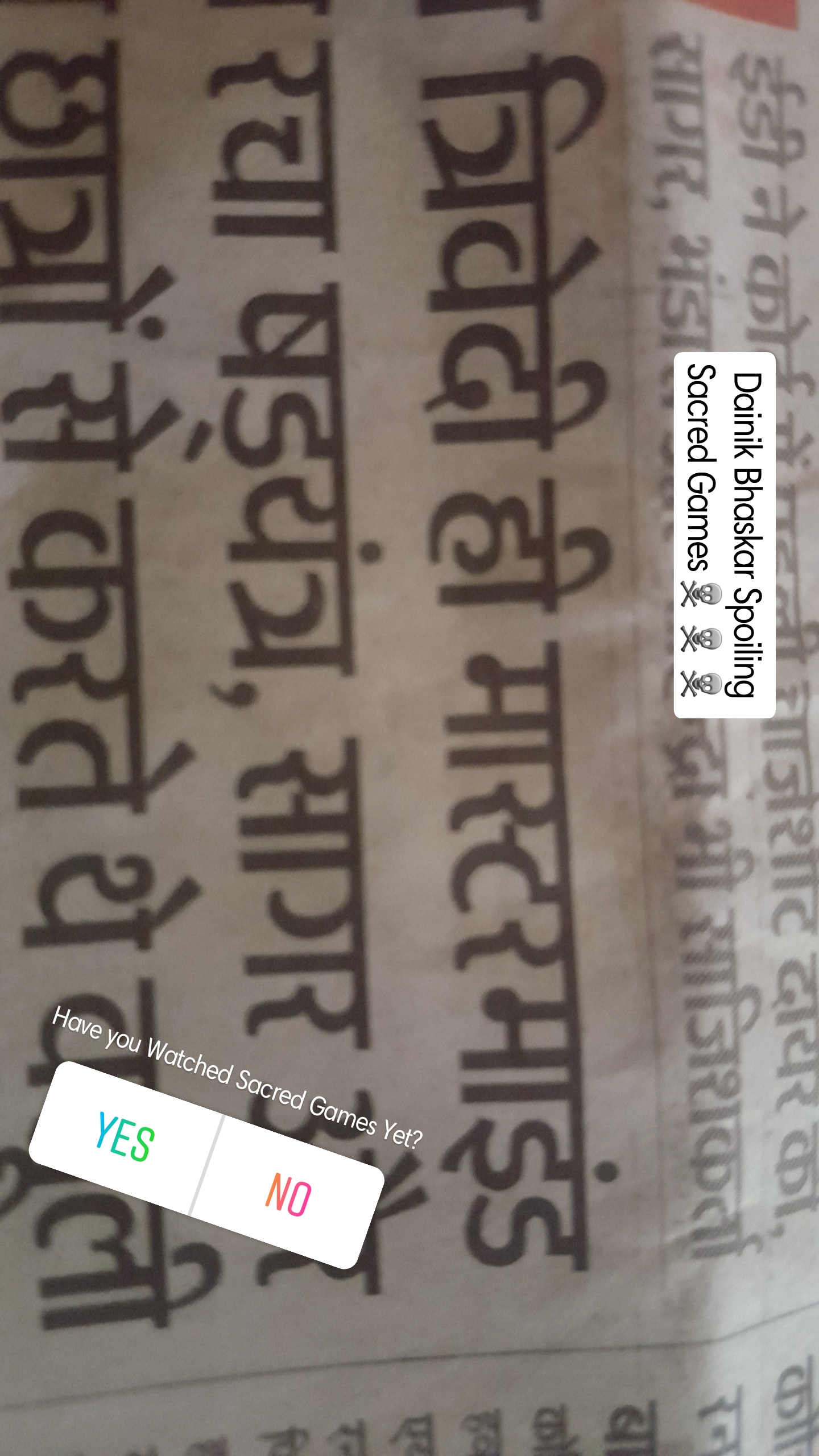 Dainik Bhaskar Accidental Spoiler | Scrolller