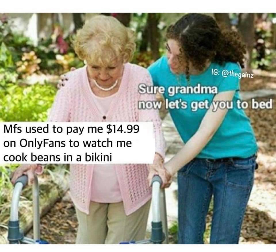 Damn, get it granny. | Scrolller