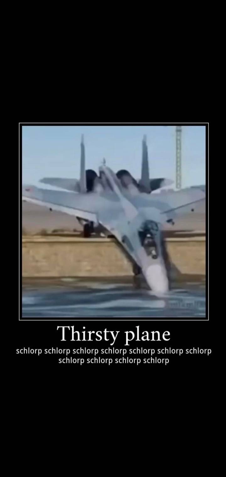 Damn that plane is thirsty | Scrolller