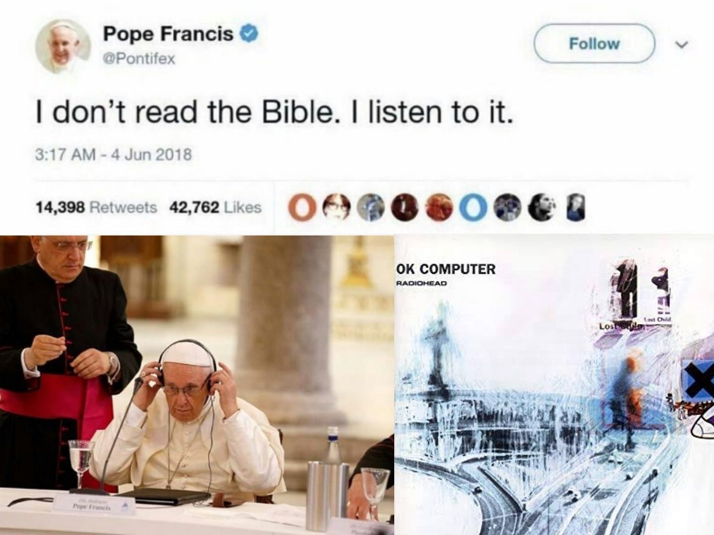 Damn the pope is | Scrolller