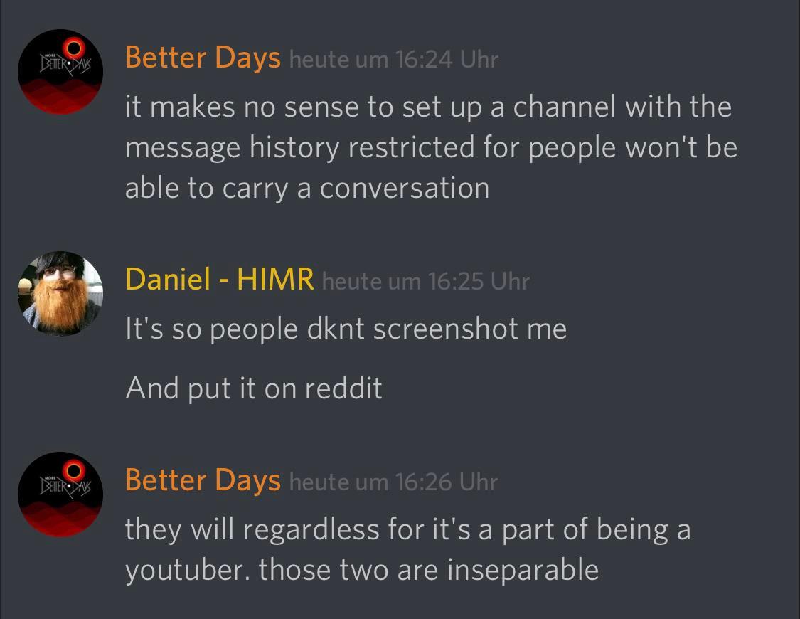 Daniel is afraid of us 😈 | Scrolller