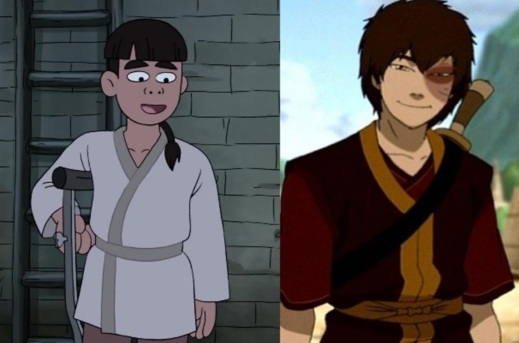 Dante Basco (the voice of Zuko from The Last Airbender) voiced the ninja master that the baby ...