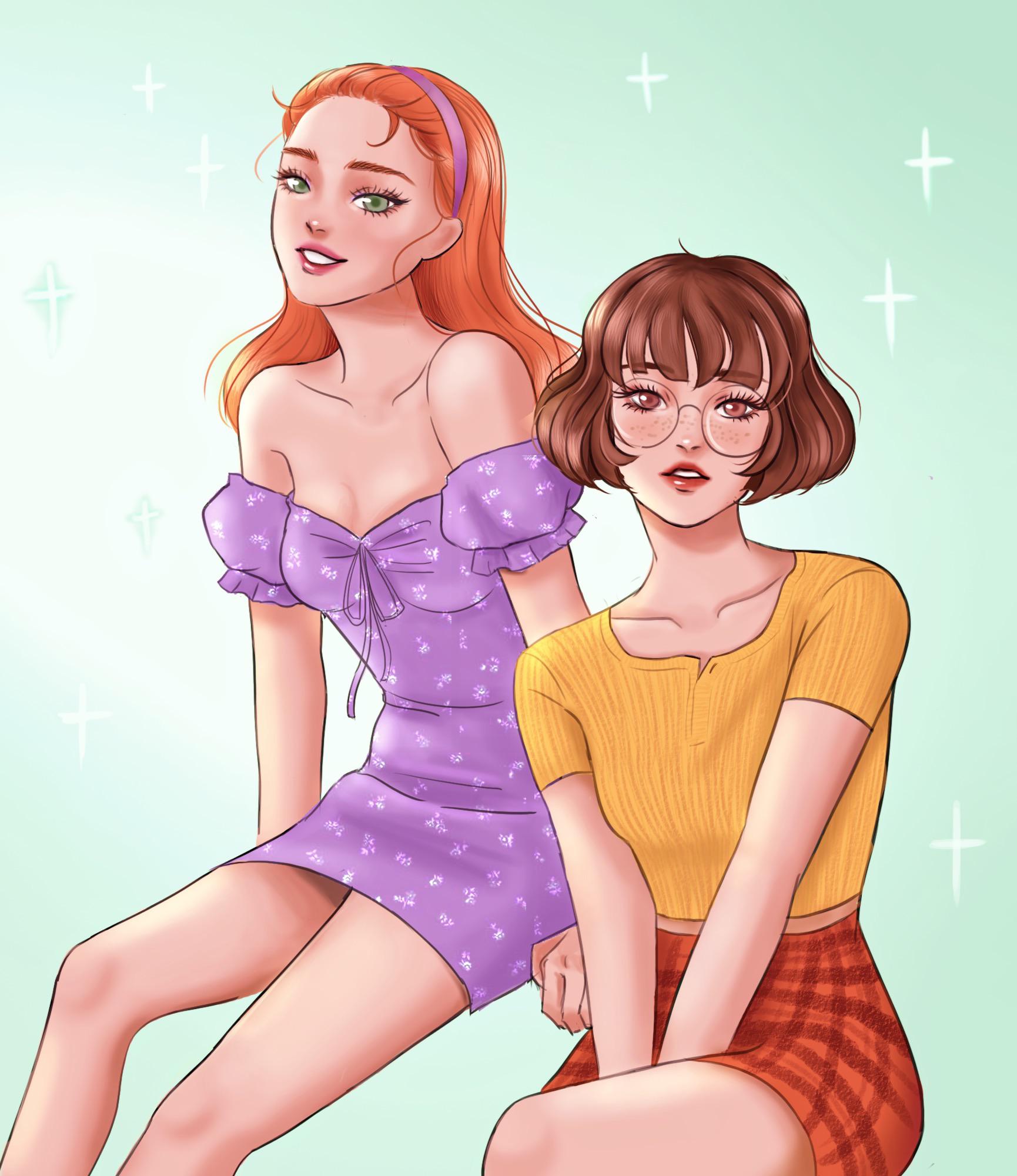 Daphne And Velma Fanart Scrolller