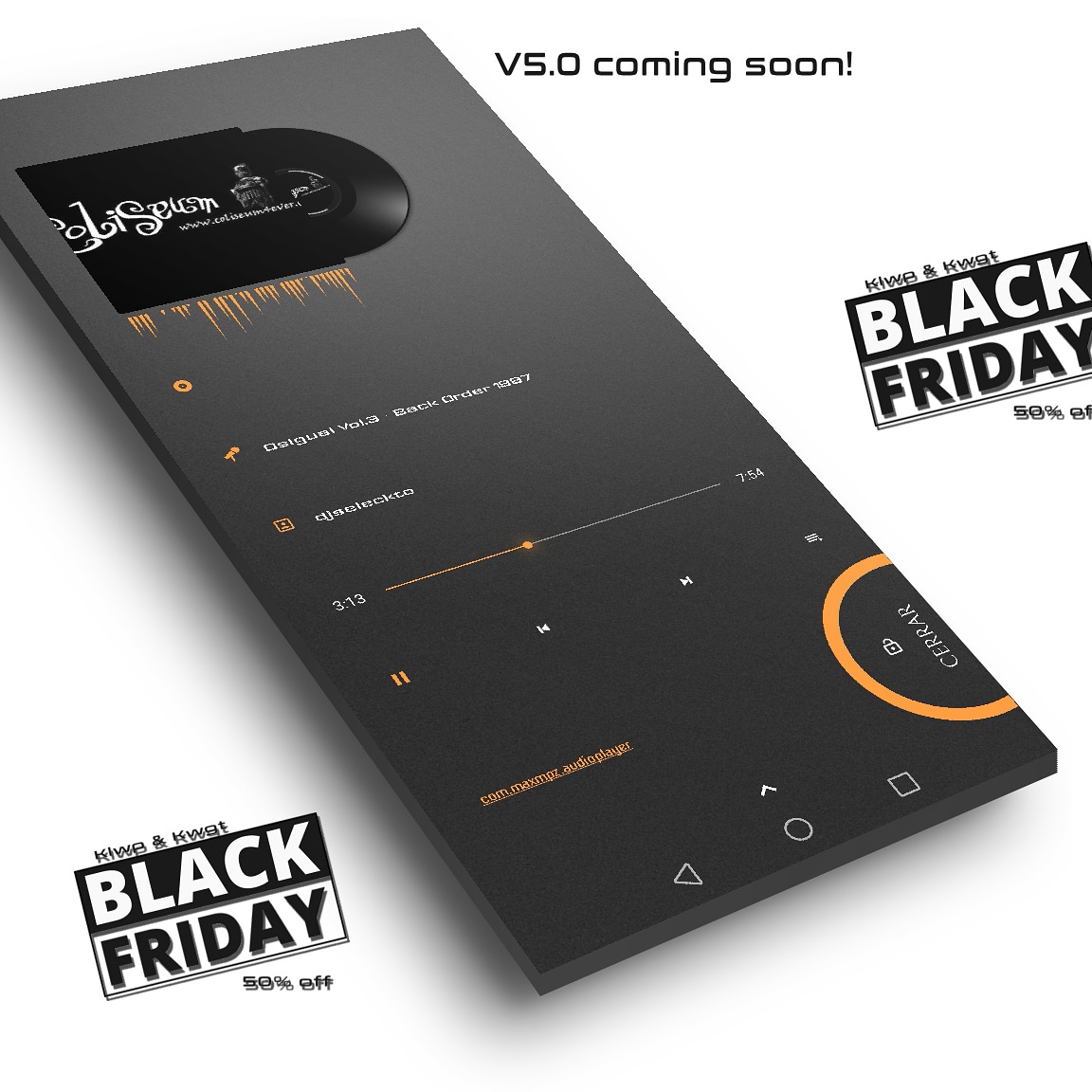 Dark Flow TS2B UI for klwp | Scrolller