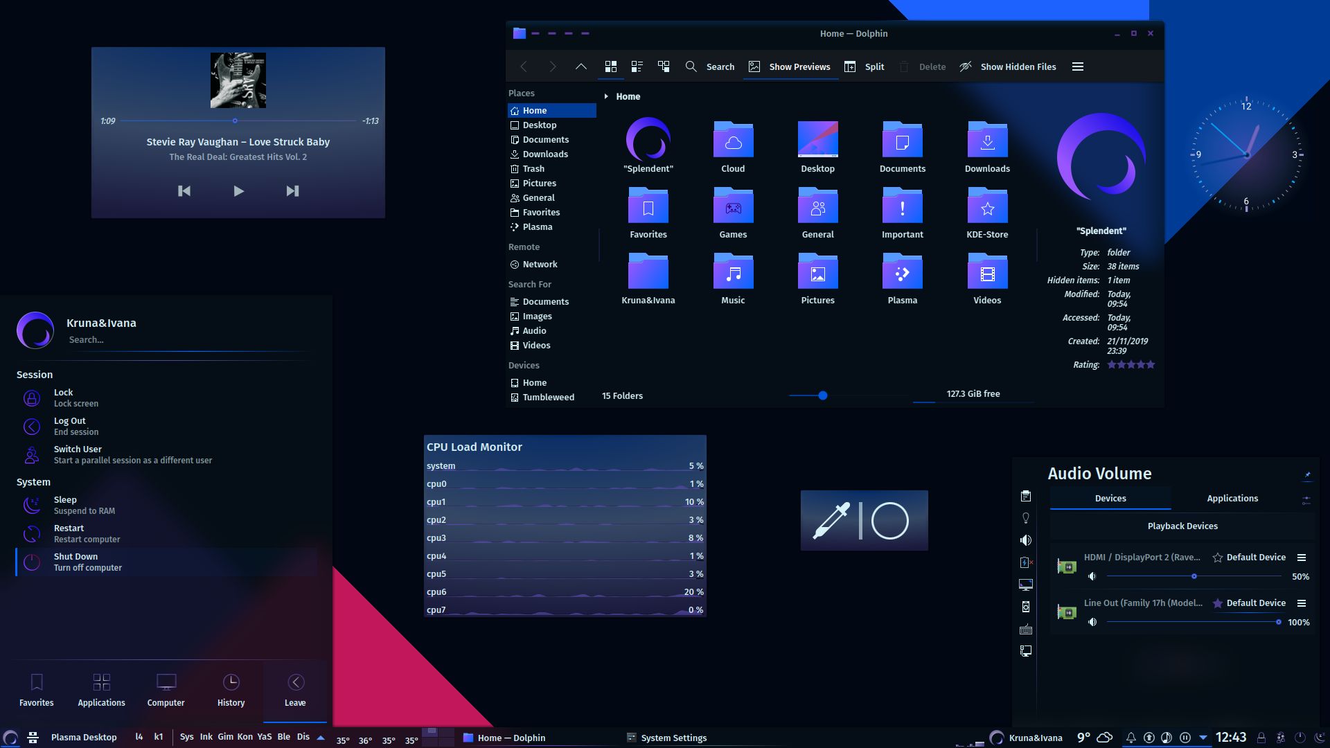 Dark Plasma Theme "Breeze-Splendent" | Scrolller