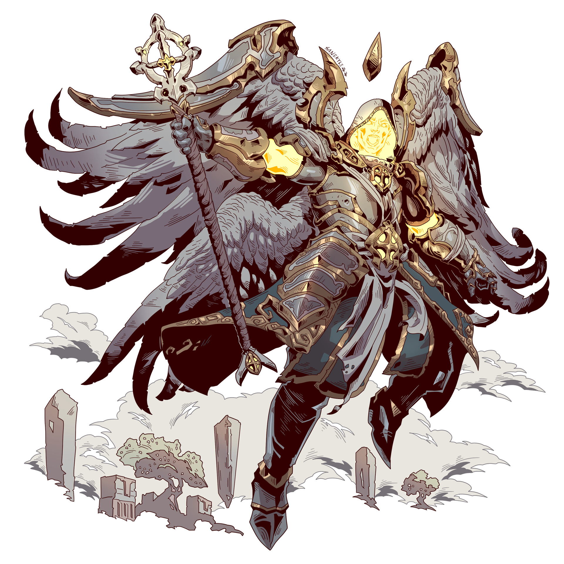 DARKSIDERS: Archon Lucien by Sean Kyle Manaloto | Scrolller