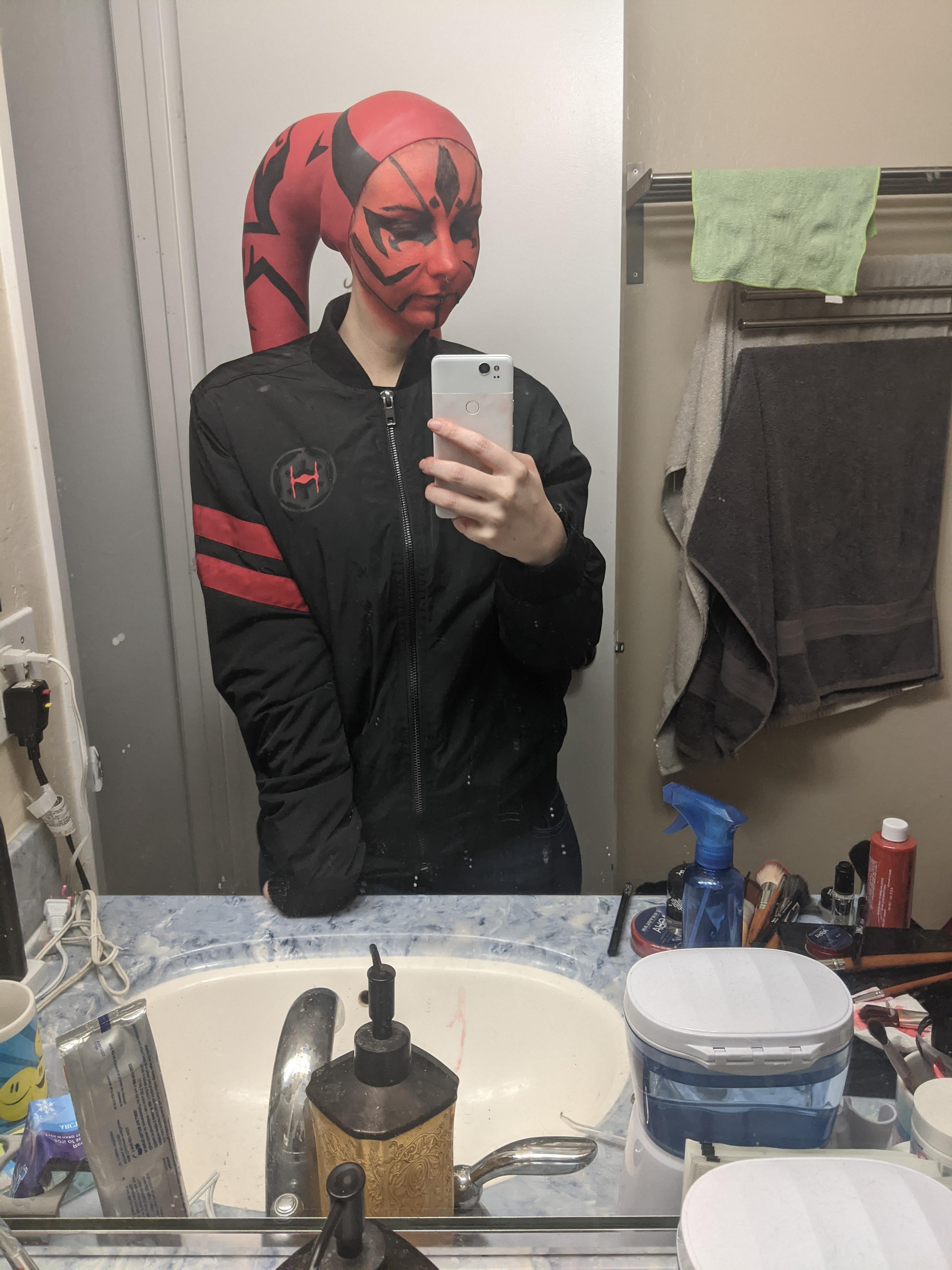 Darth Atroxa WIP. Still practicing the makeup. | Scrolller