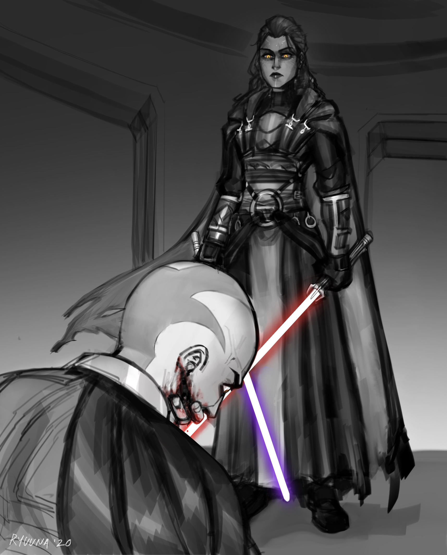 Darth Revan vs Darth Malak warmup | Scrolller
