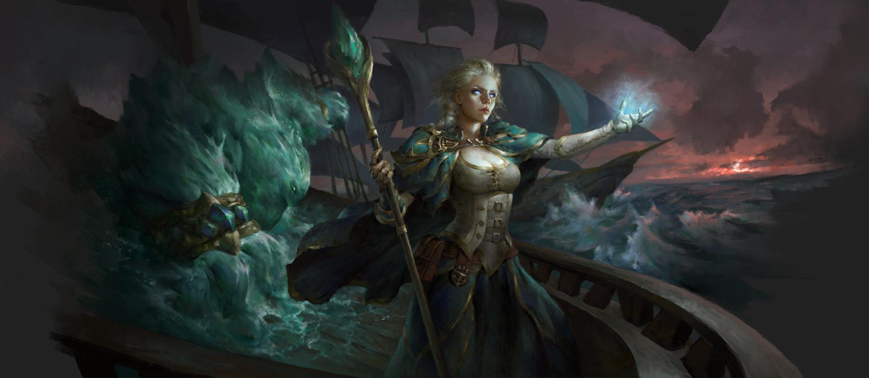 Daughter of the Seas - painted this Jaina fan-art a little while ago | Scrolller