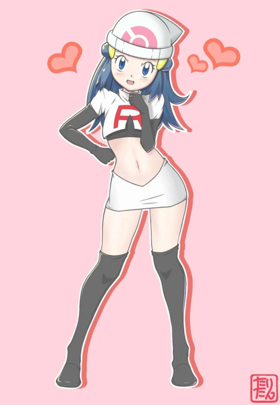 Team Rocket Grunt Dawn wants to battle. | Scrolller
