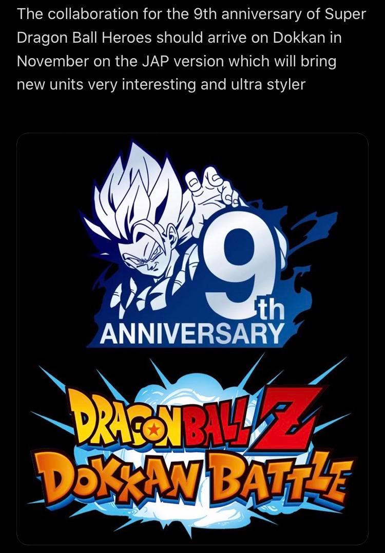 DBH 9th anniversary collaboration coming in November with new units! | Scrolller
