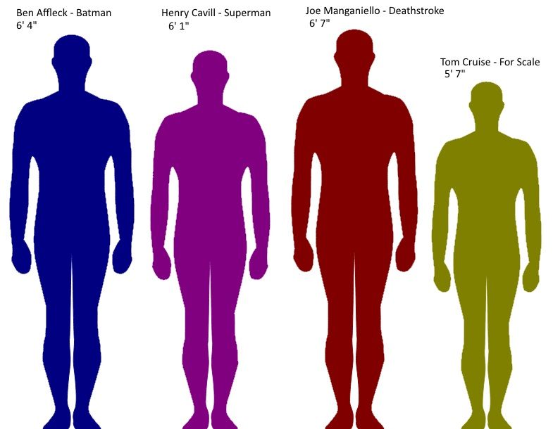 DC Movie Actors Height Comparison | Scrolller