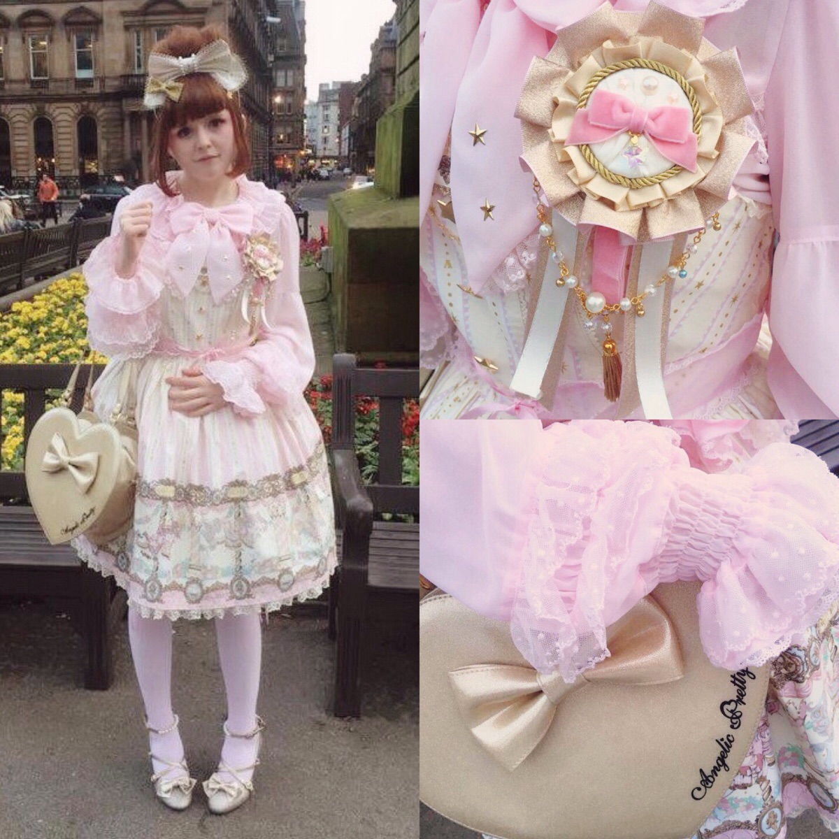 DDC coord for a con, featuring a custom rosette by The Royal Ribbon. | Scrolller
