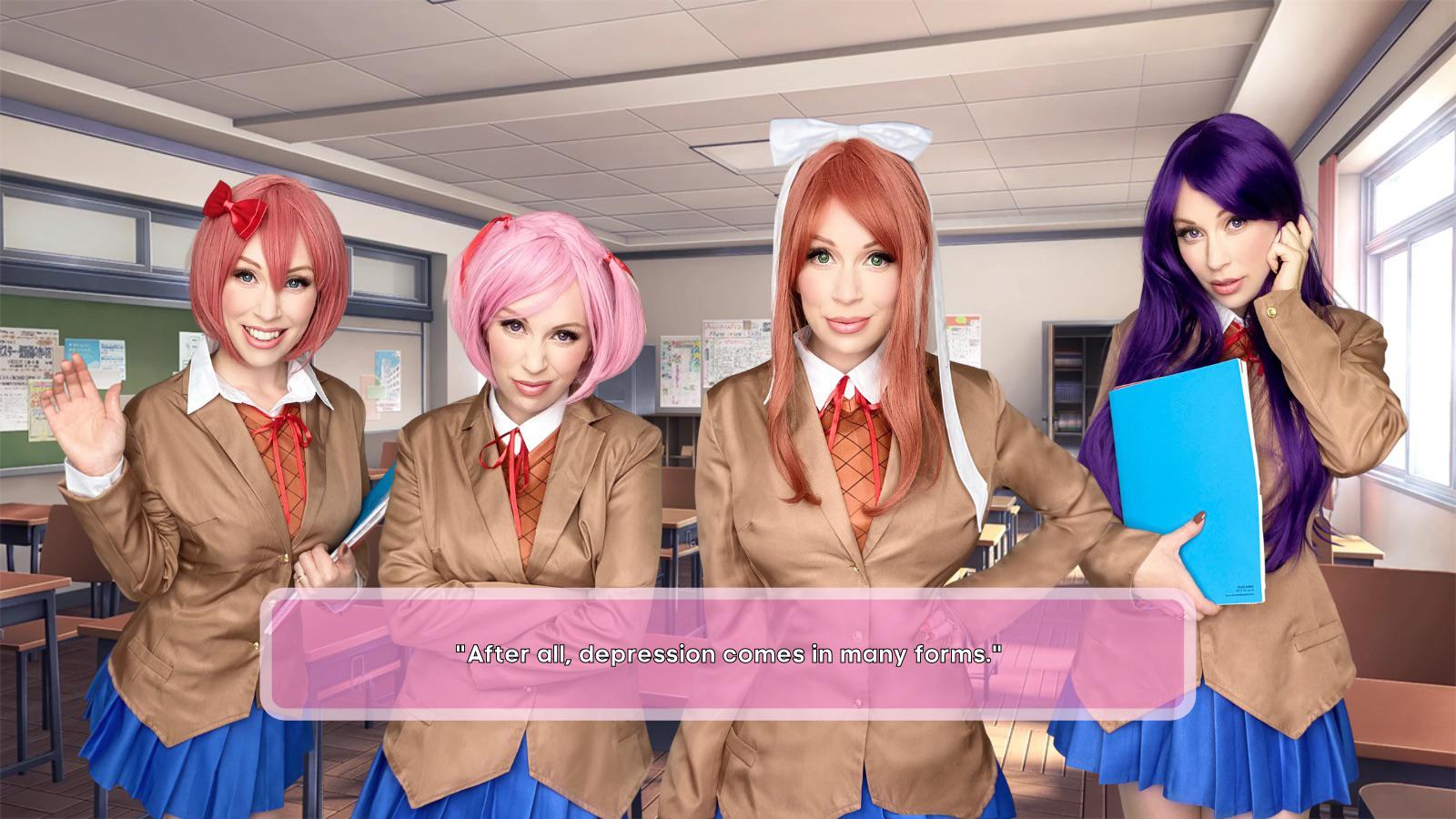 DDLC Sayori, Matsuki, Monika, Yuri - Alex Sim-Wise | Scrolller