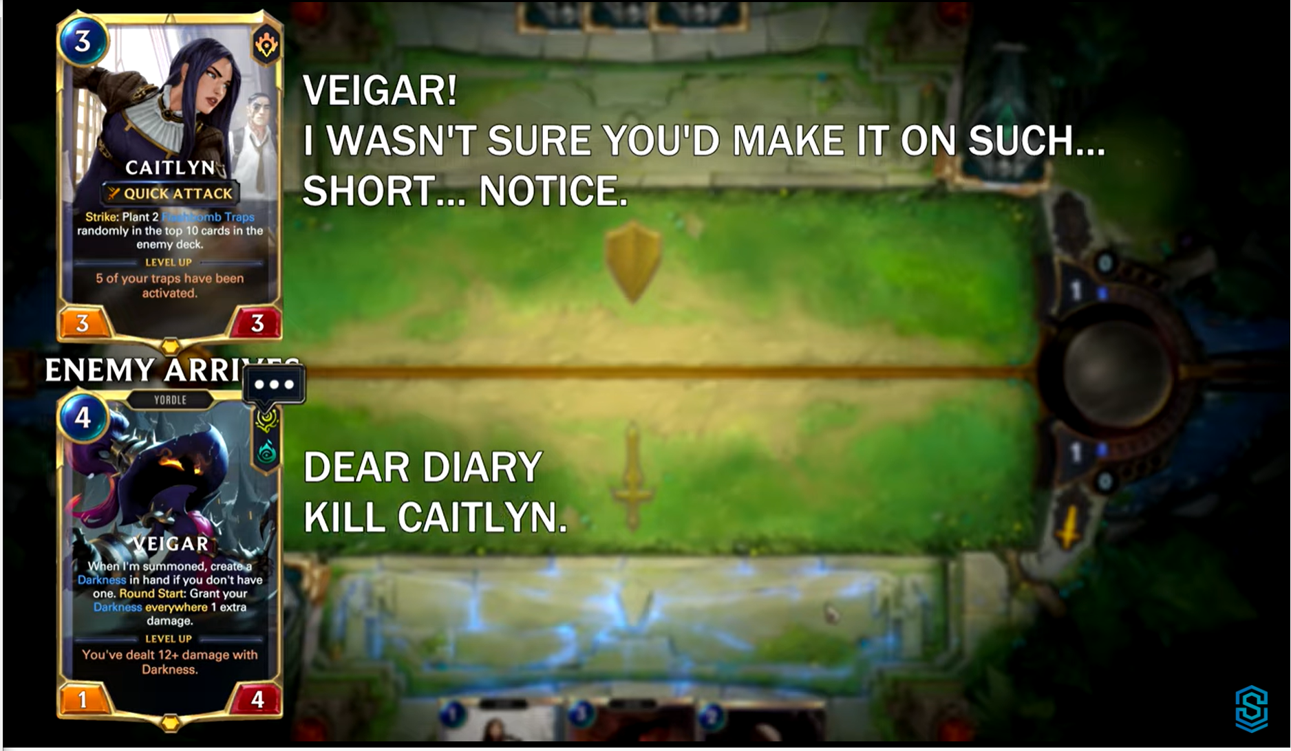 "Dear Diary, Kill Caitlyn." - Veigar | Scrolller
