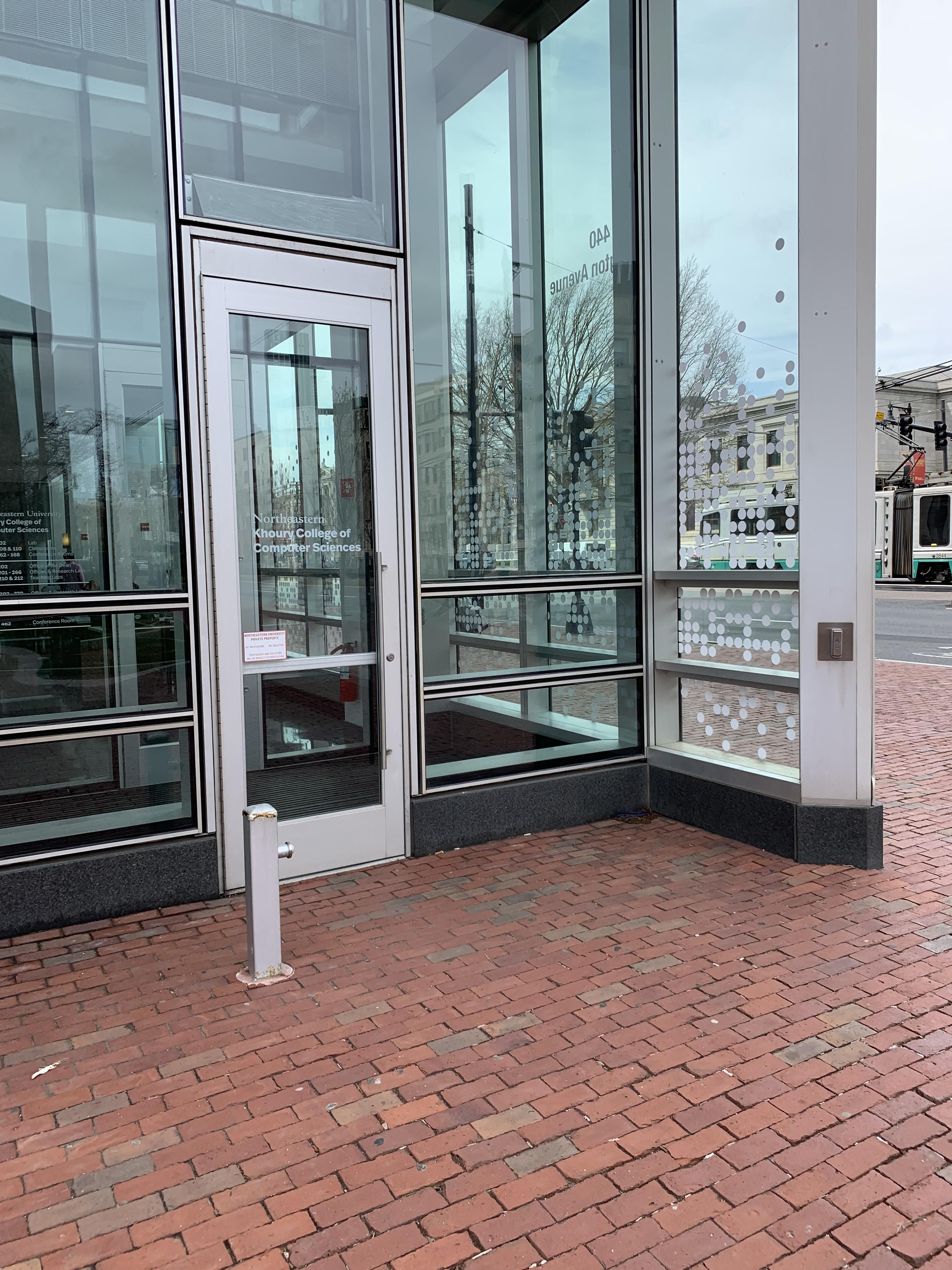 Dear Khoury front door, why are you always locked? | Scrolller