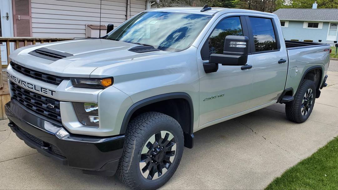 Decided to join the club. My first truck 2020 Silverado 2500HD Custom | Scrolller