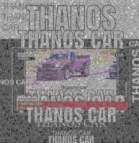 Deepfried Thanos Car [Made by me] | Scrolller