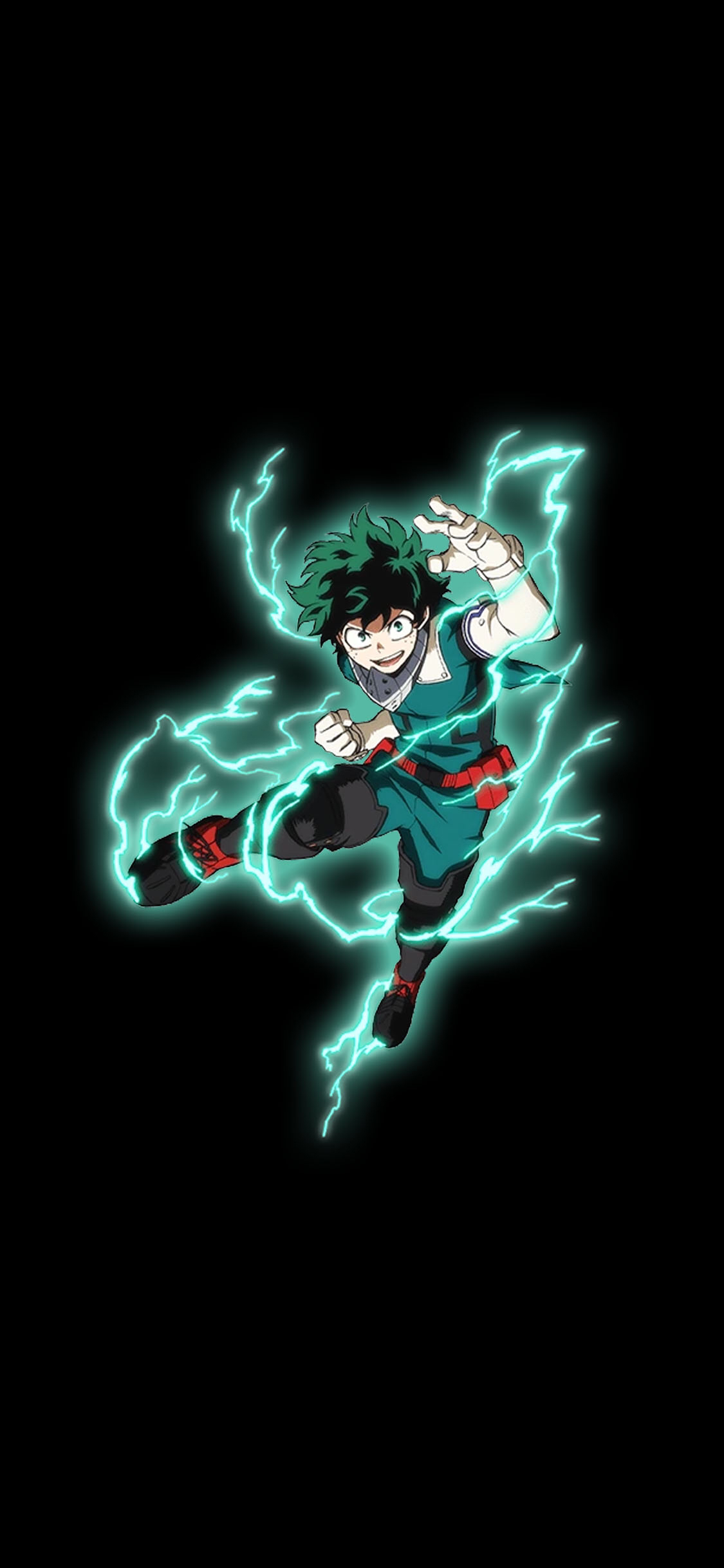 Deku AMOLED Wallpaper I whipped up | Scrolller
