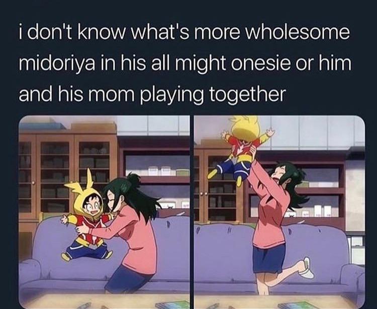 Deku and Inko are gifts | Scrolller