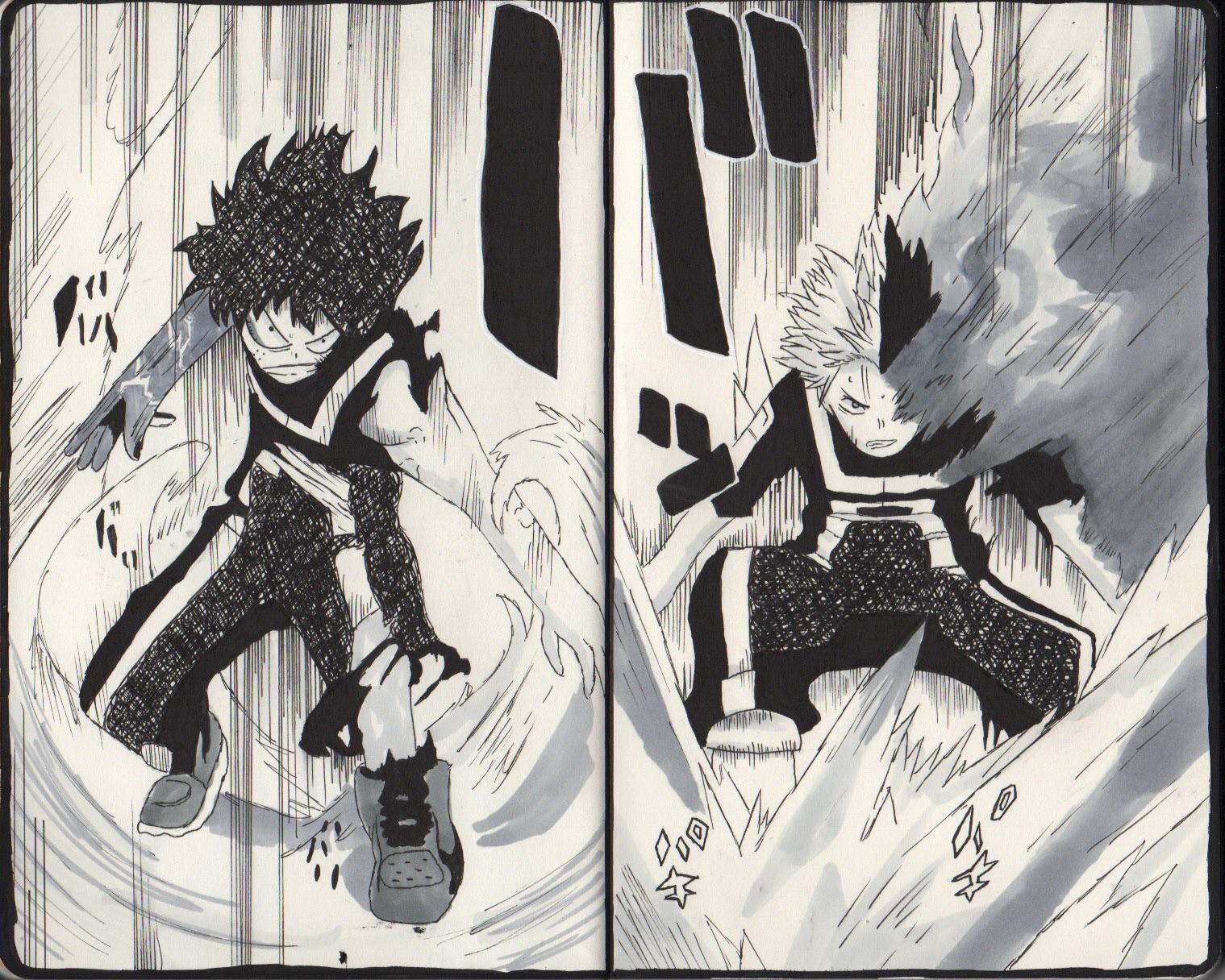 Deku vs Todoroki (@jimsterroxart) | Scrolller